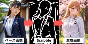 ControlNet Scribbleで線画抽出やイラストを作成する方法【SDXL対応】 | EdgeHUB