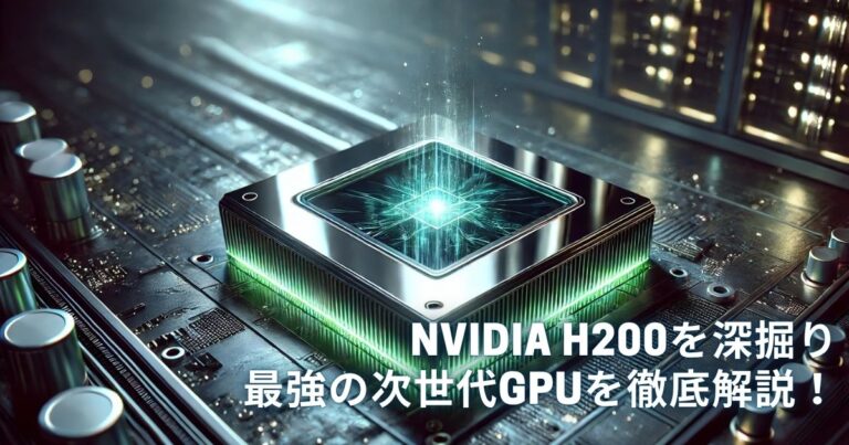 NVIDIA H200を深掘り、最強の次世代GPUを徹底解説！ | EdgeHUB